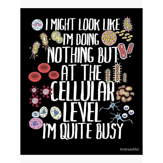 BIOLOGY: Cellular Level Poster Framed-unframed - Walmart.com