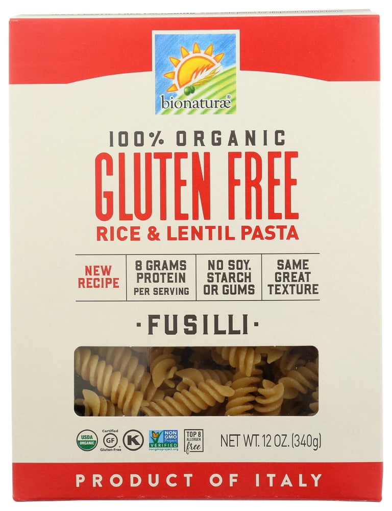 BIONATURAE ORGANIC GLUTEN FREE FUSILLI PASTA, 12 oz - Walmart.com