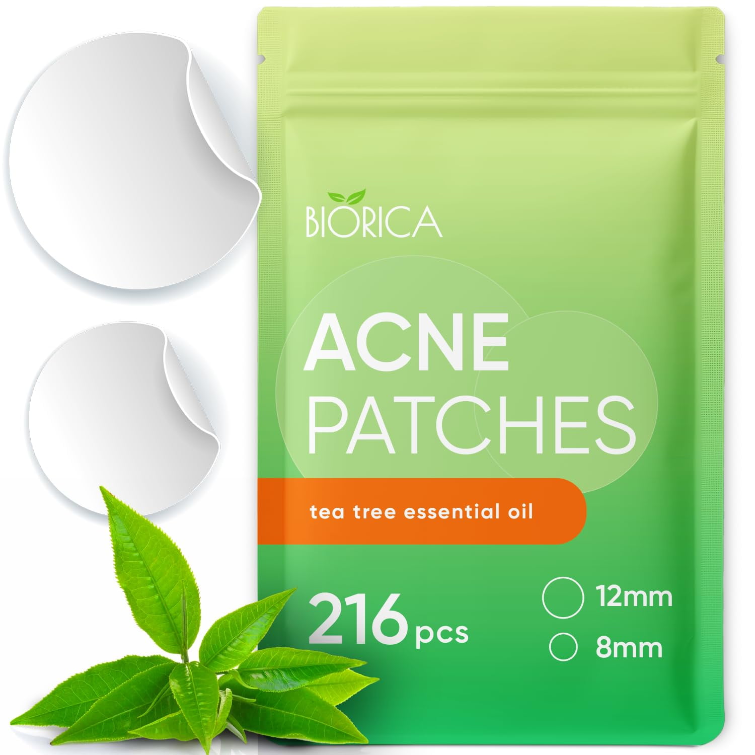 BIORICA Pimple Patches for AKF18 Face with Tea Tree Oil 216 pcs ...