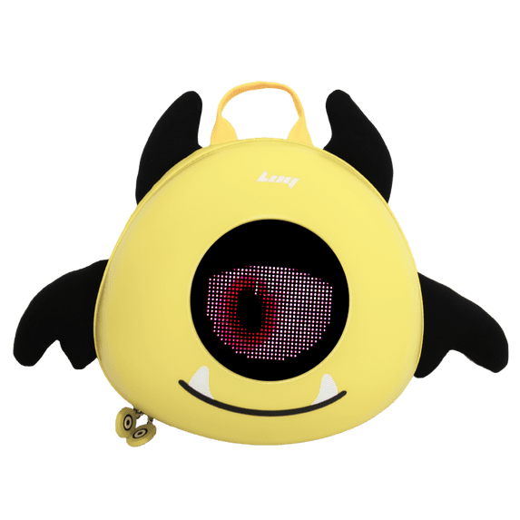 BIOSLED Little Devil Hard Shell LED Bookbag Demon Wings Programmable ...