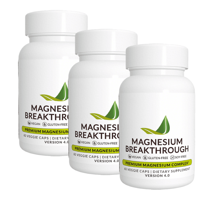 Magnesium’ Breakthrough 4.0 - Has 7 Forms of Magnesium’- 60 Caps 3 pack ...