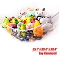 BIPOOBEE Stuffed Animal Hammock, Large Mesh Toy Net Organizer, XL ...