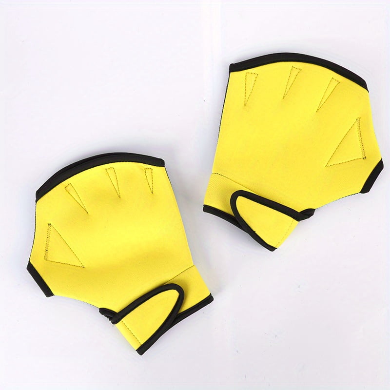 BIQIANWO 1 Pair Swim Training Gloves, Waterproof Webbed Swimming Gloves ...