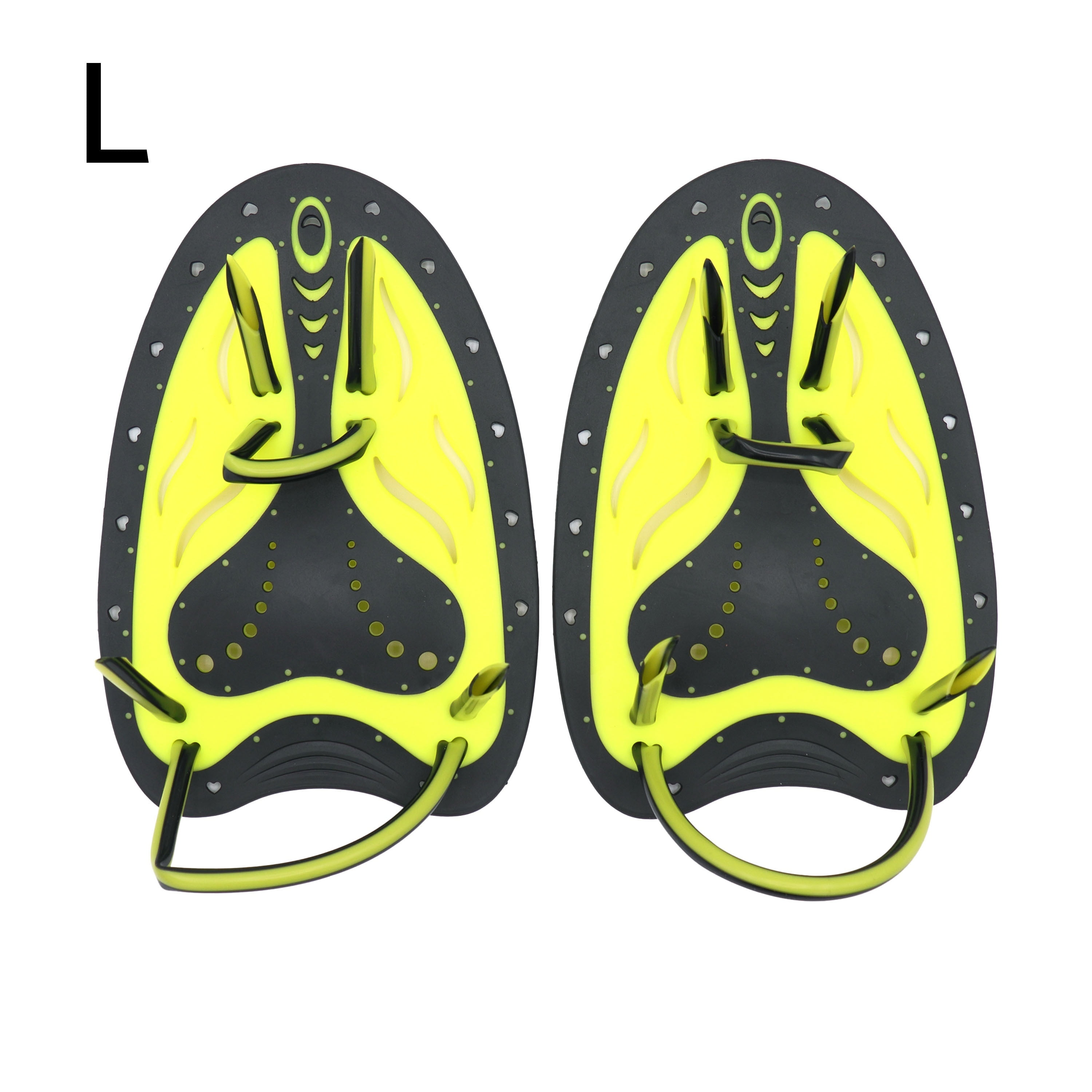 BIQIANWO 1Pair Swimming Paddles, Power Hand Paddles, Swim Training ...
