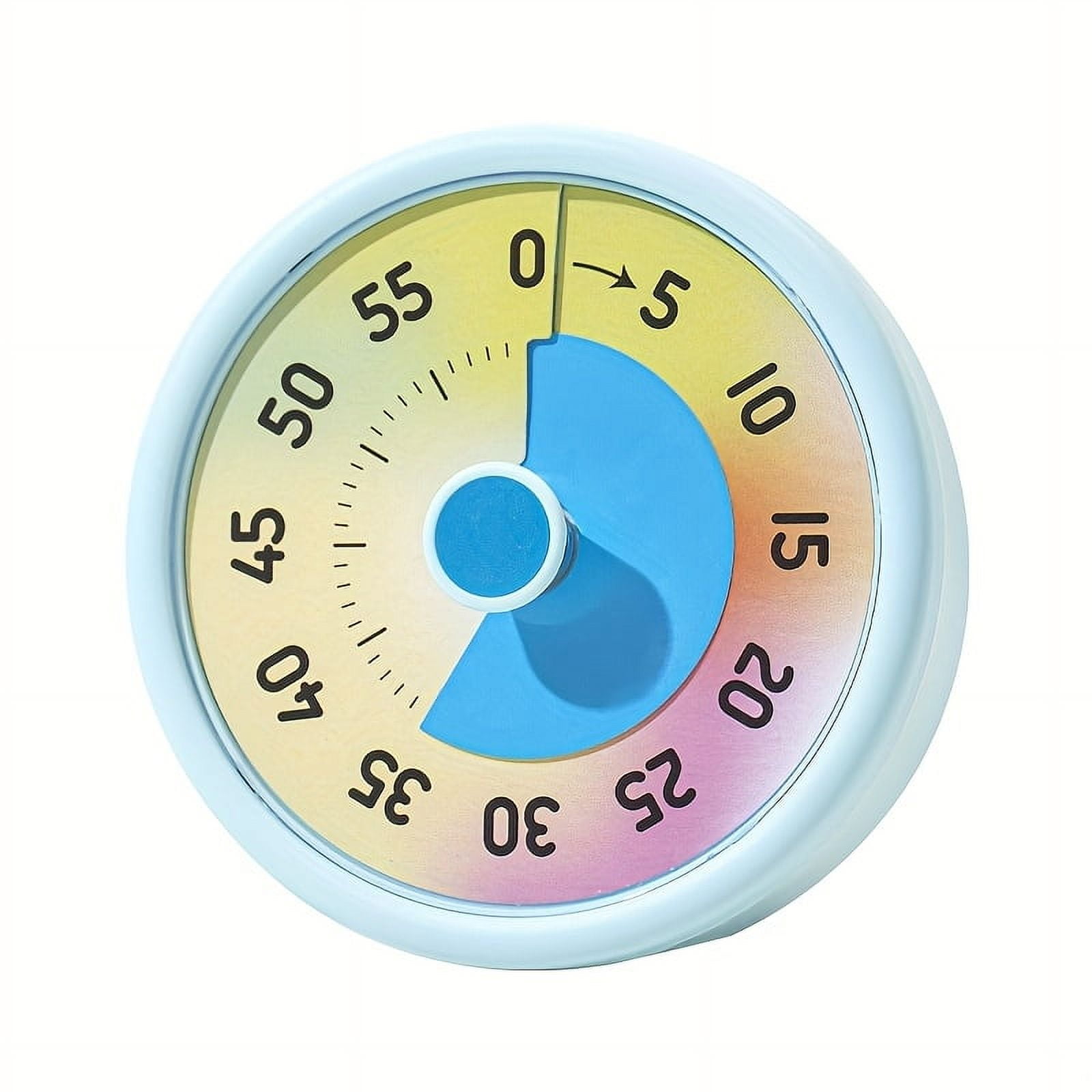 BIQIANWO 1pc 60-Minute Visual Countdown Timer - Silent Operation, Color ...