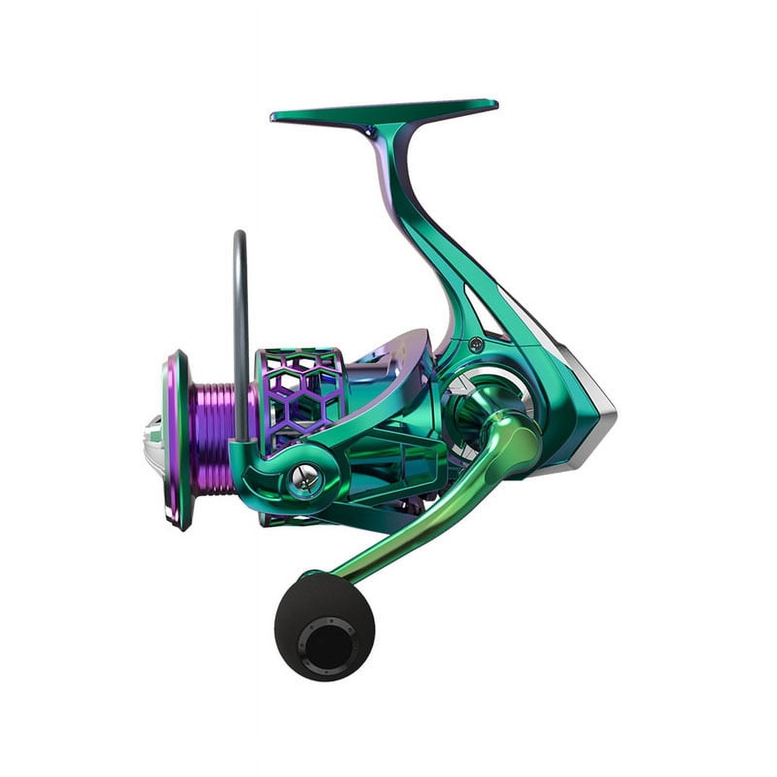 BIQIANWO 1pc Ambidextrous Aluminum Alloy Spinning Fishing Reel, 3+1BB ...