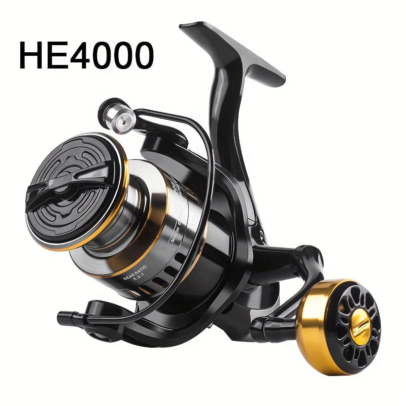BIQIANWO 1pc HE1000-7000 Ambidextrous Spinning Fishing Reel, 7+1BB ...