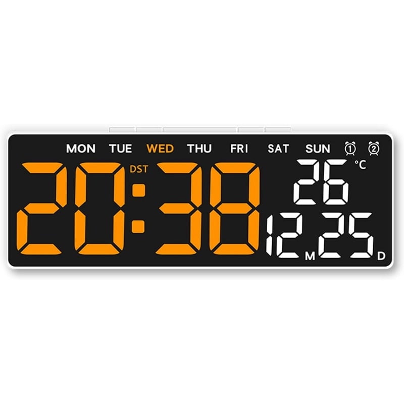 BIQIANWO 1pc Modern LED Digital Clock with Alarm, Sleep Timer, and ...