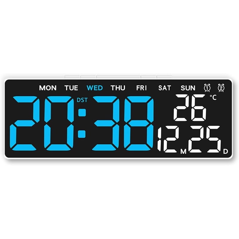 BIQIANWO 1pc Modern LED Digital Clock with Alarm, Sleep Timer, and ...