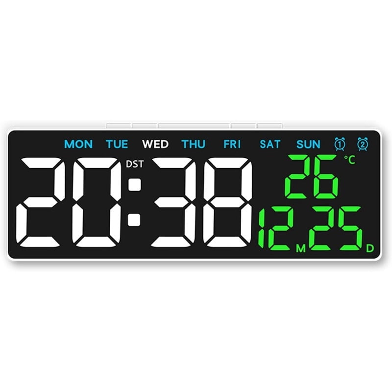 BIQIANWO 1pc Modern LED Digital Clock with Alarm, Sleep Timer, and ...