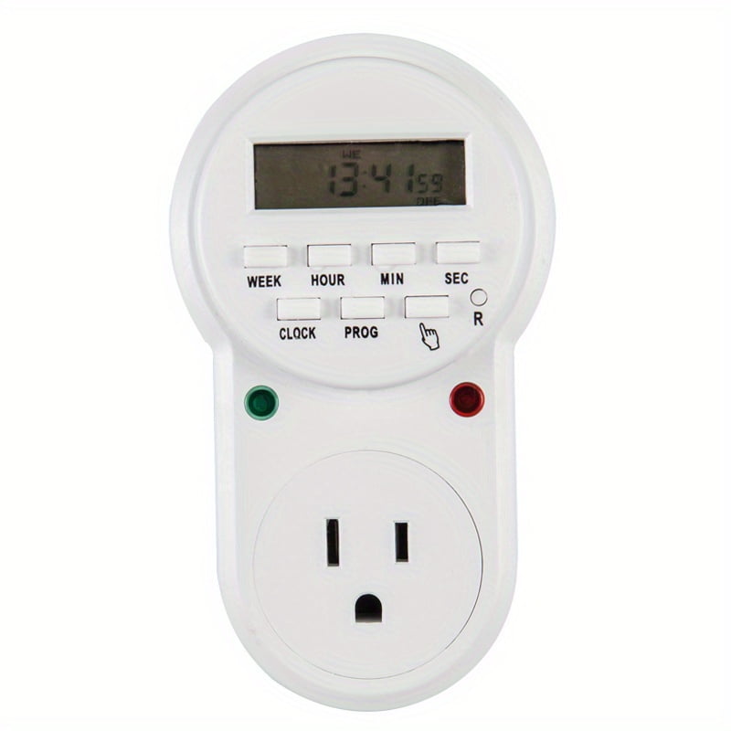 BIQIANWO 1pc Outlet Timer, 7 Day Heavy Duty Programmable And Plug In ...