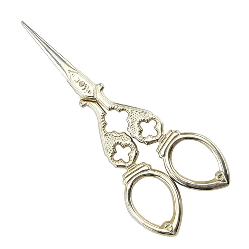 BIQIANWO 1pc Vintage Style Stainless Steel Tailor Scissors, Straight ...