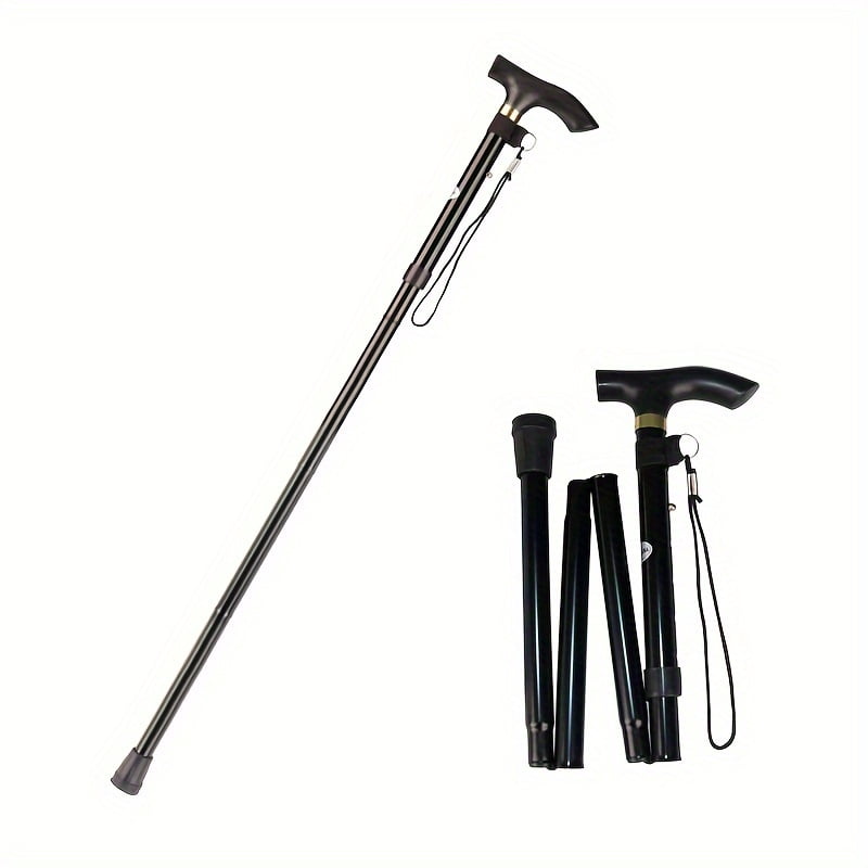 BIQIANWO Adjustable Ultra-Light Aluminum Alloy Hiking Stick - 5-Section ...