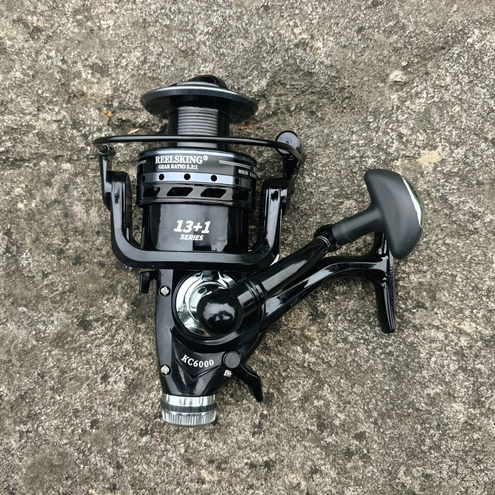 BIQIANWO Ambidextrous Aluminum Alloy Spinning Fishing Reel with Dual ...