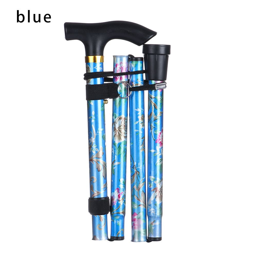 BIQIANWO Telescopic Walking Cane, Folding Trekking Stick, Adjustable ...