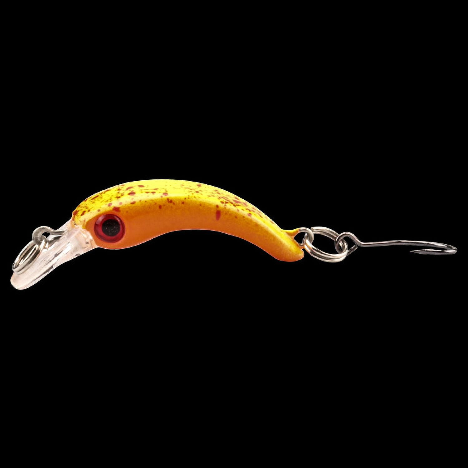 BIQIANWO Fishing Lures 1.5g Small Minnow Lure Micro Bait Mini Bow ...
