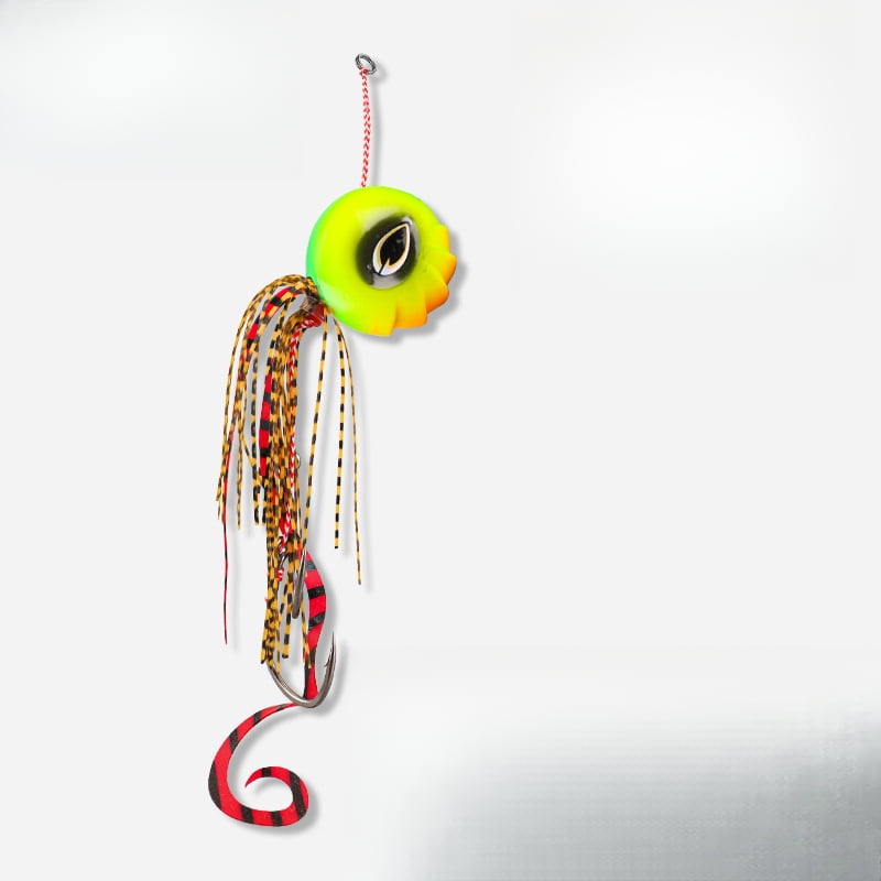 BIQIANWO Fishing Lures Iron Plate Luminous Sea Fishing Boat Yellow ...