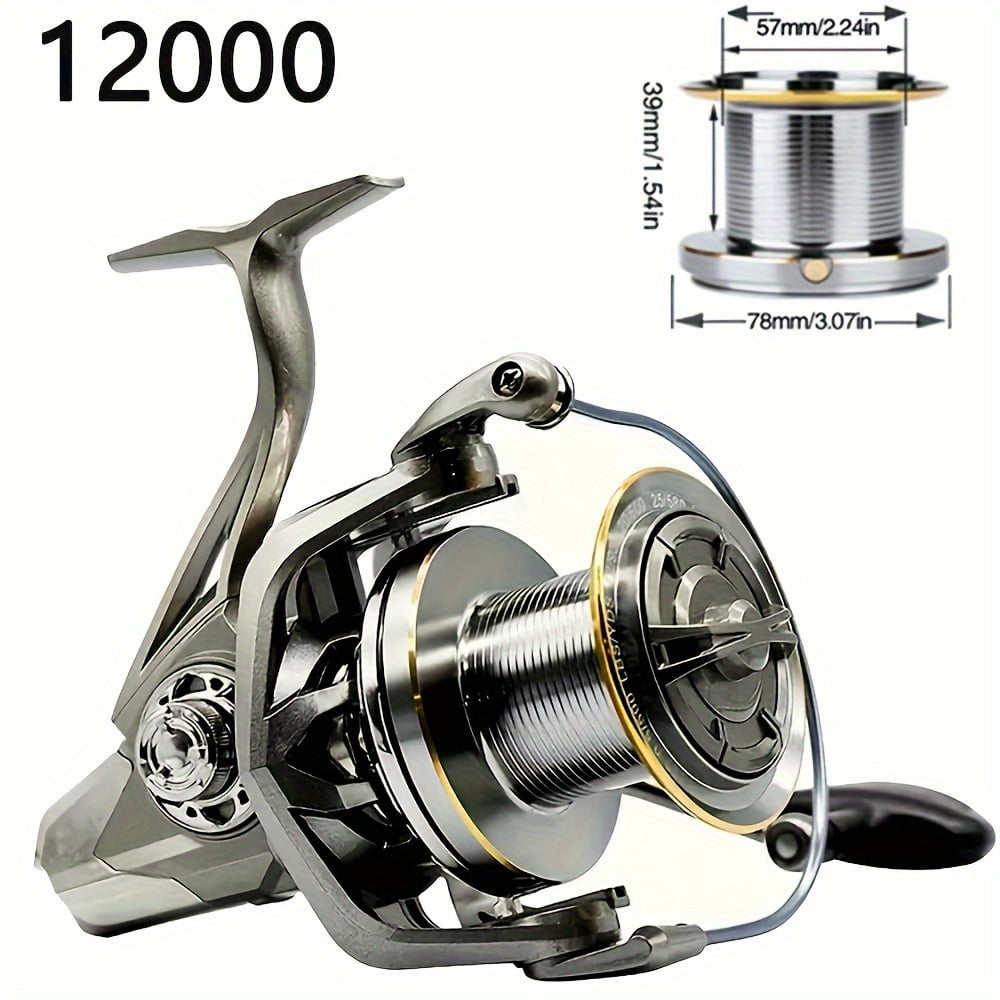 BIQIANWO High-Power Spinning Fishing Reel 8000-14000 Series - Dual ...