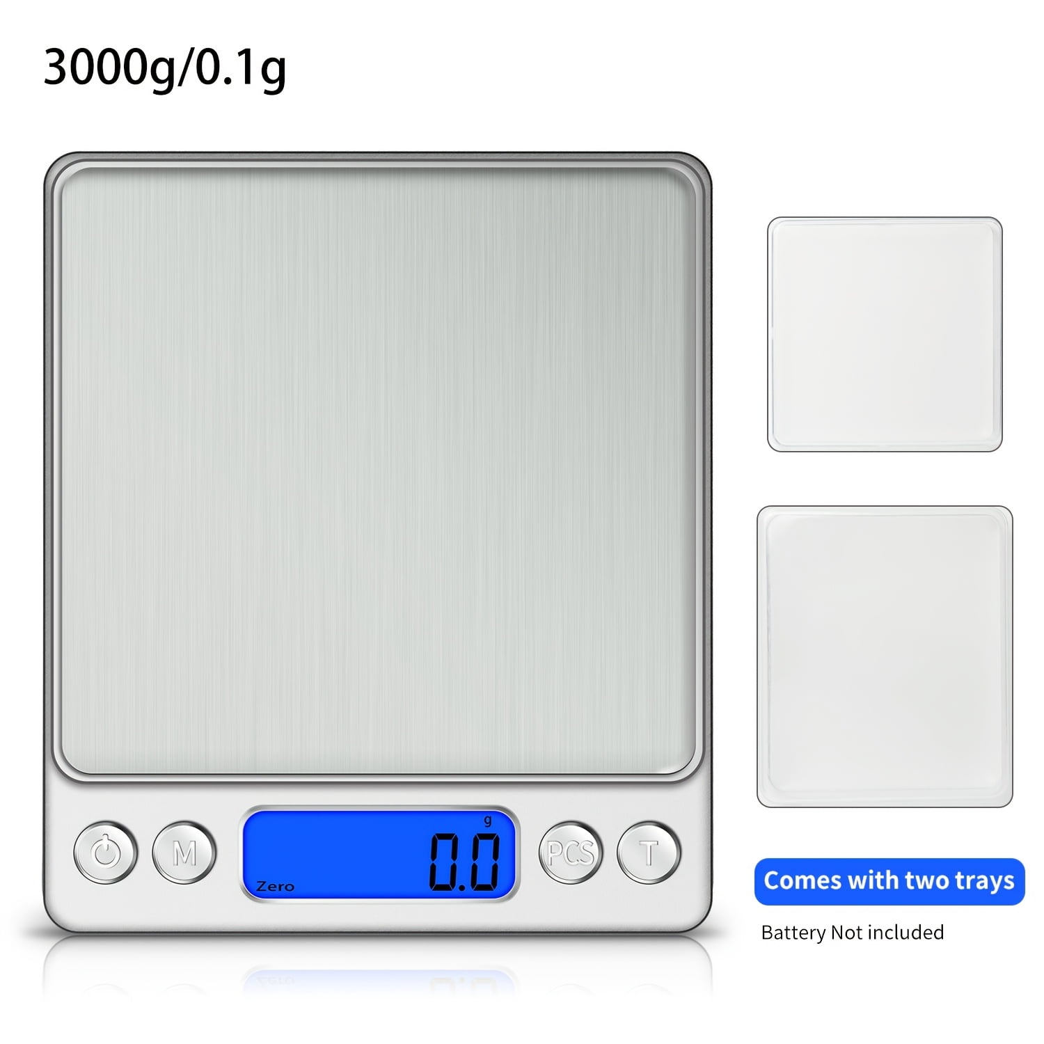 BIQIANWO High Precision Digital Kitchen Scale, Food Scale - Gram and ...