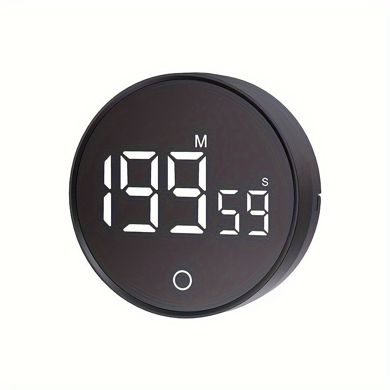 BIQIANWO Silent LED Kitchen Timer with Large Digital Display – 60 ...