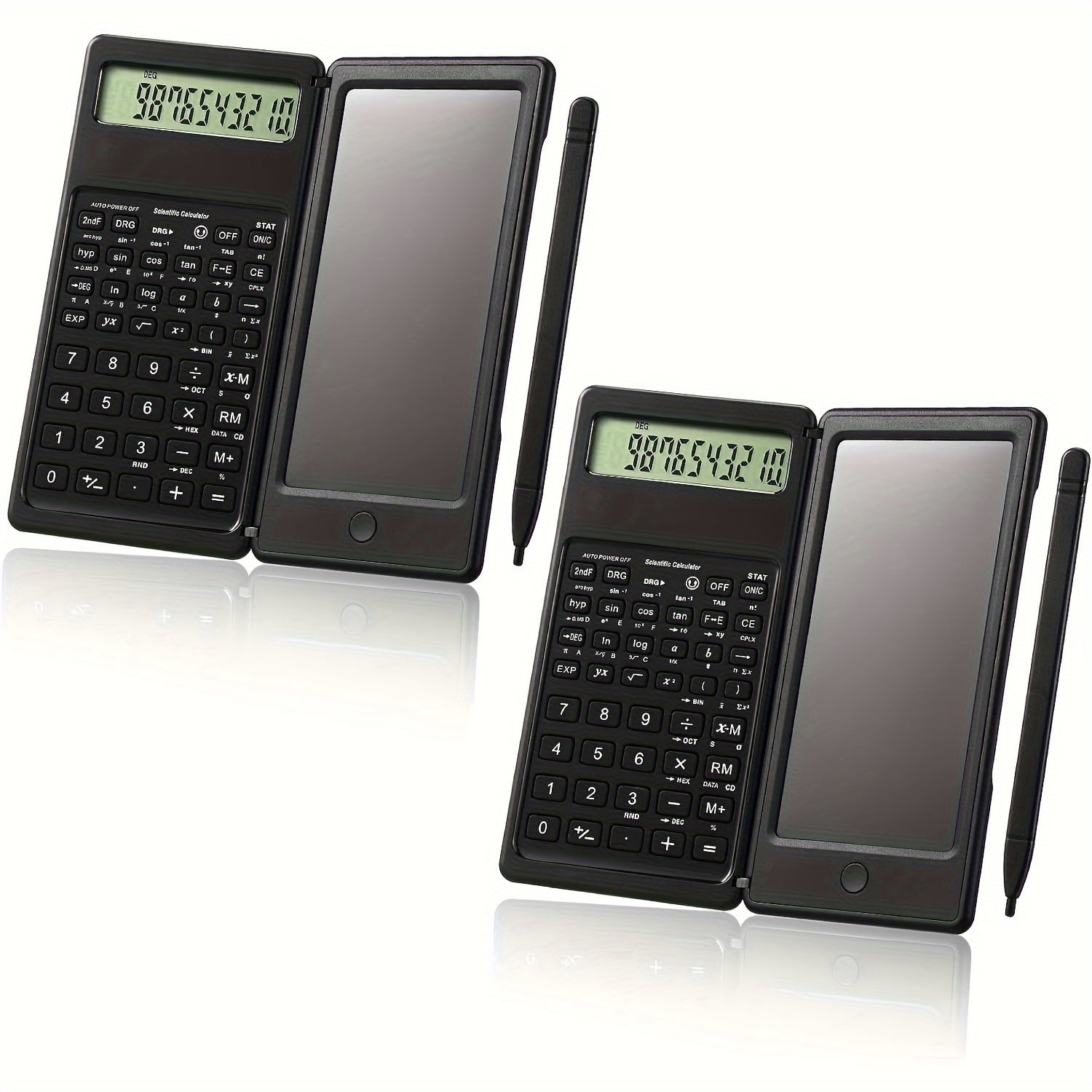 BIQIANWO Student Scientific Calculator, 10-Digit Large LED Display ...