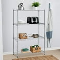 BIQWBIC 4-Tier Wire Shelving Unit Adjustable Metal Shef NSF Storage ...