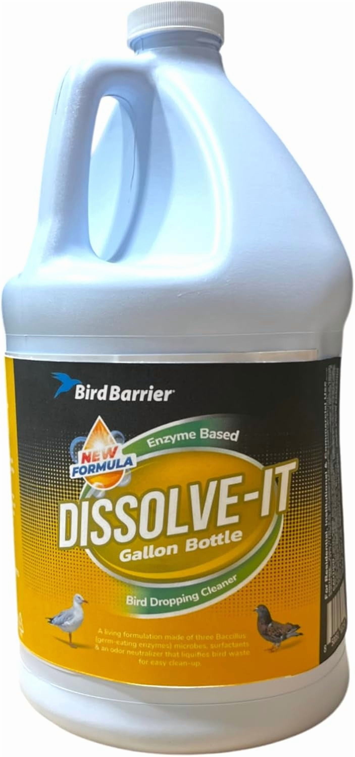 BIRD BARRIER Dissolve-It Enzyme Cleaner - Bird Dropping - Dissolves ...