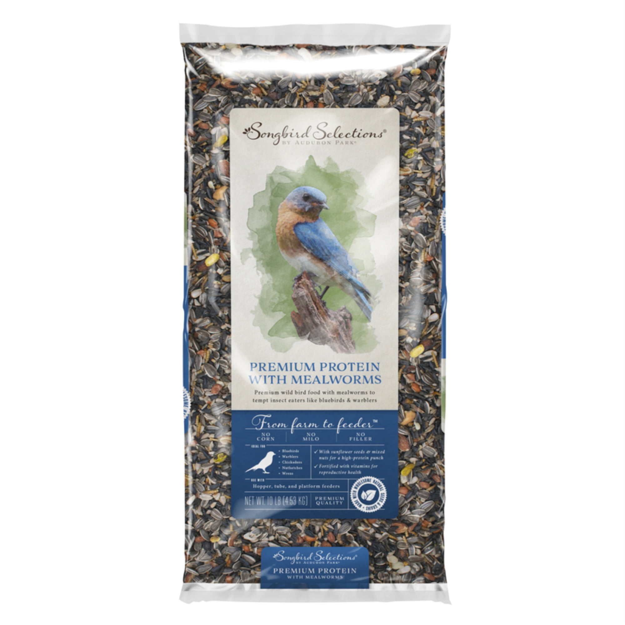 BIRD FD PREM PROTEIN 10# (Pack of 1) - Walmart.com