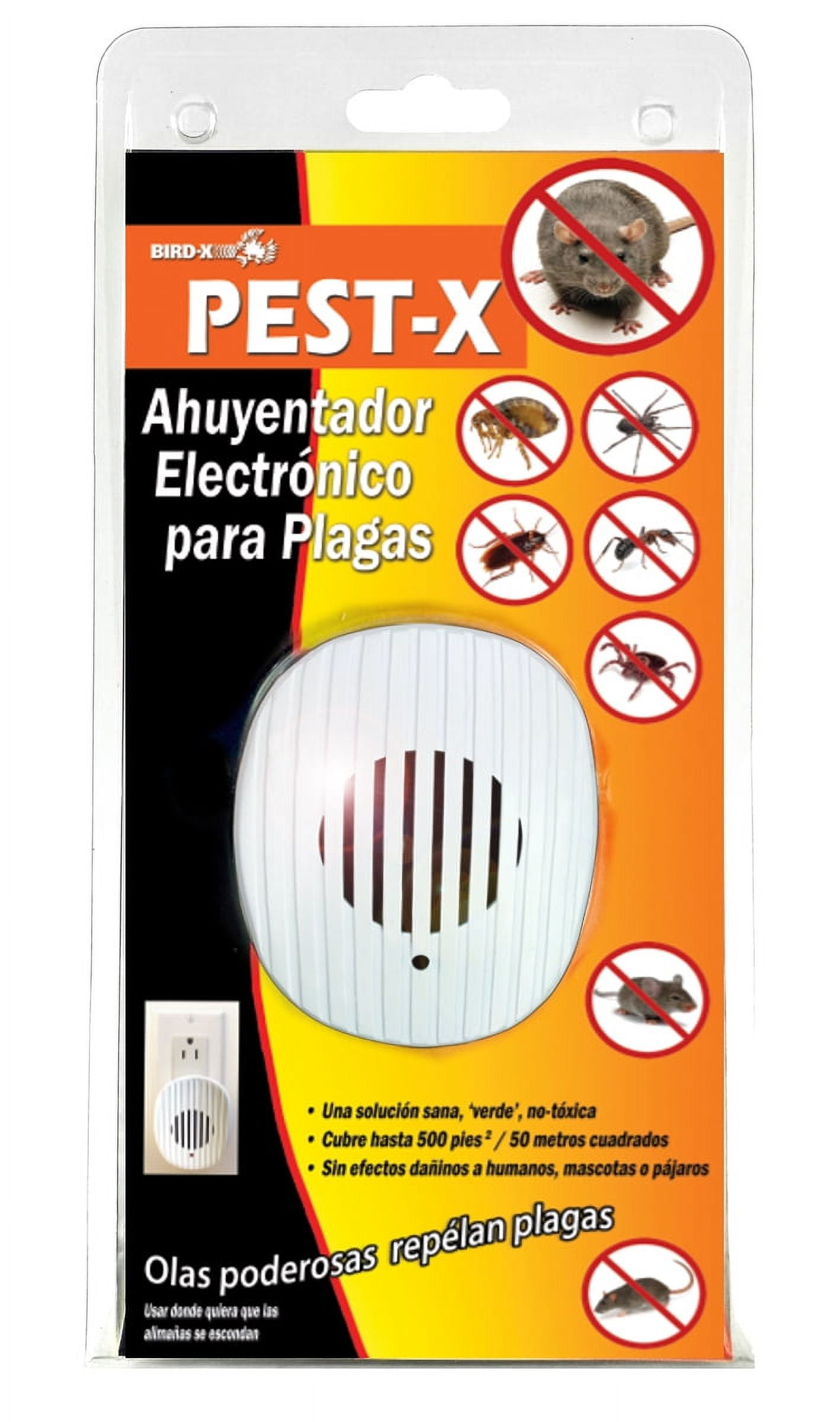 BIRD X INC Pest X Electronic Ultrasonic Sound Waves Insect & Pest ...