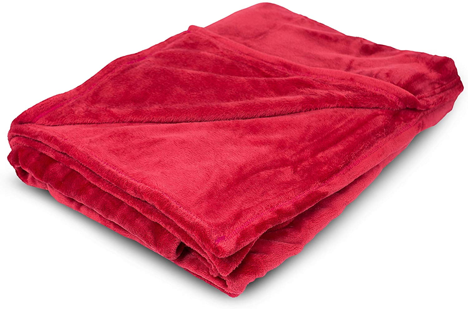 BIRDROCK HOME Internet's Best Plush Throw Blankets - Burgundy (Red ...