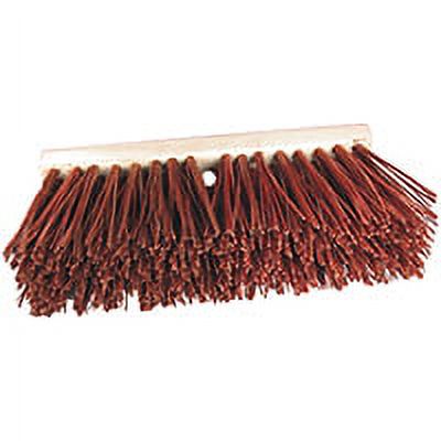 BIRDWELL 3016-6 Street Broom Head, 6-1/4 in L Trim, Palmyra Stalk Fiber ...