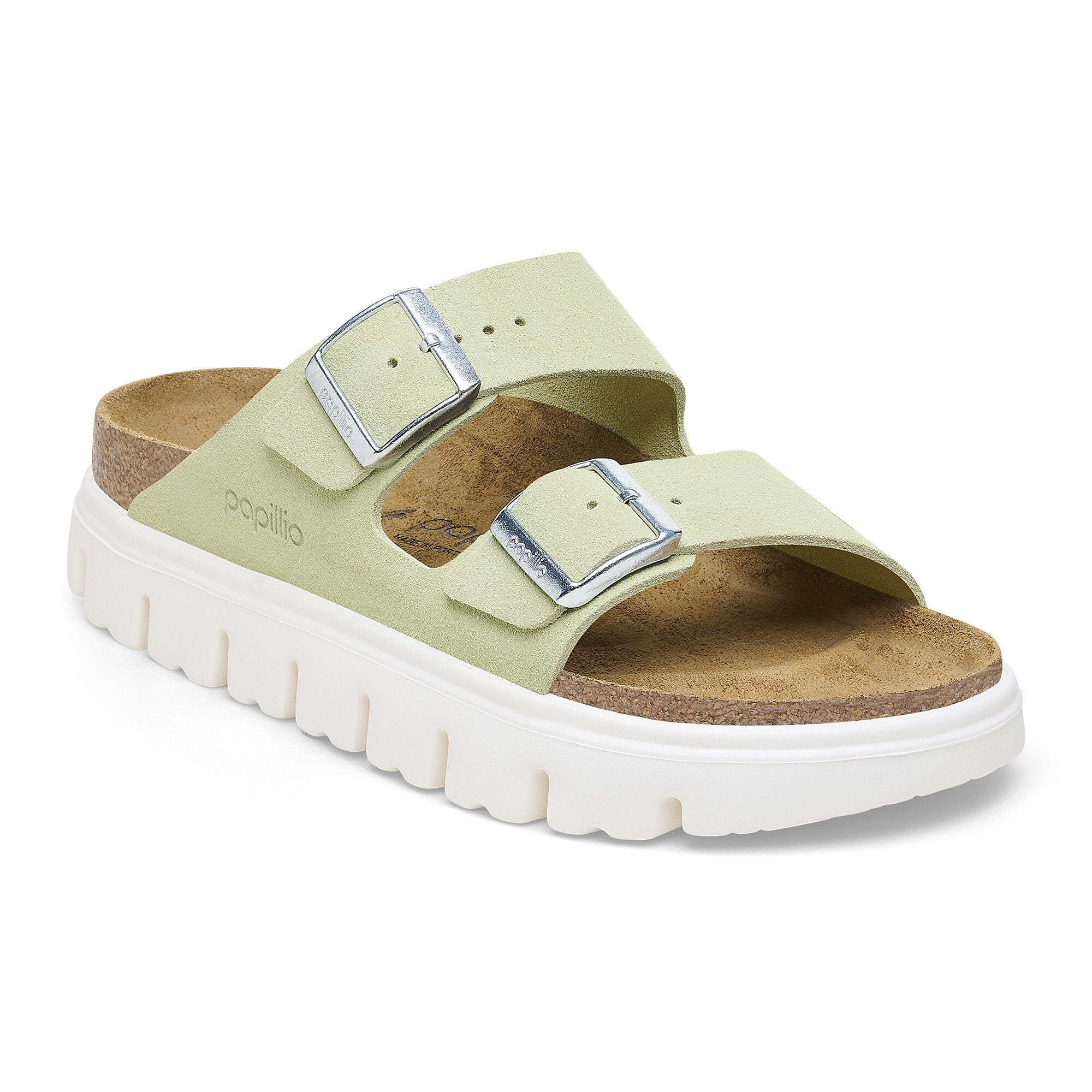 BIRKENSTOCK ARIZONA CHUNKY Sandals Faded Lime - Walmart.com