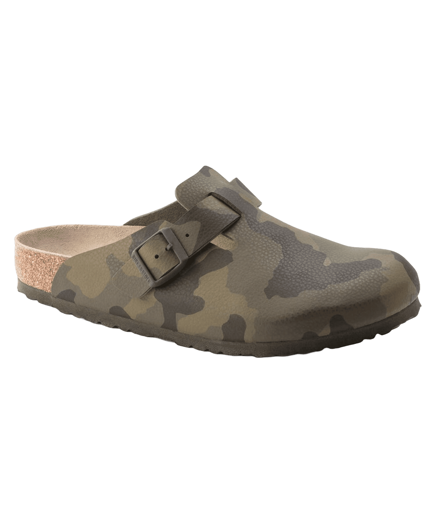 BIRKENSTOCK BOSTON BIRKO-FLOR Clogs Desert Soil Camo Green - Walmart.com