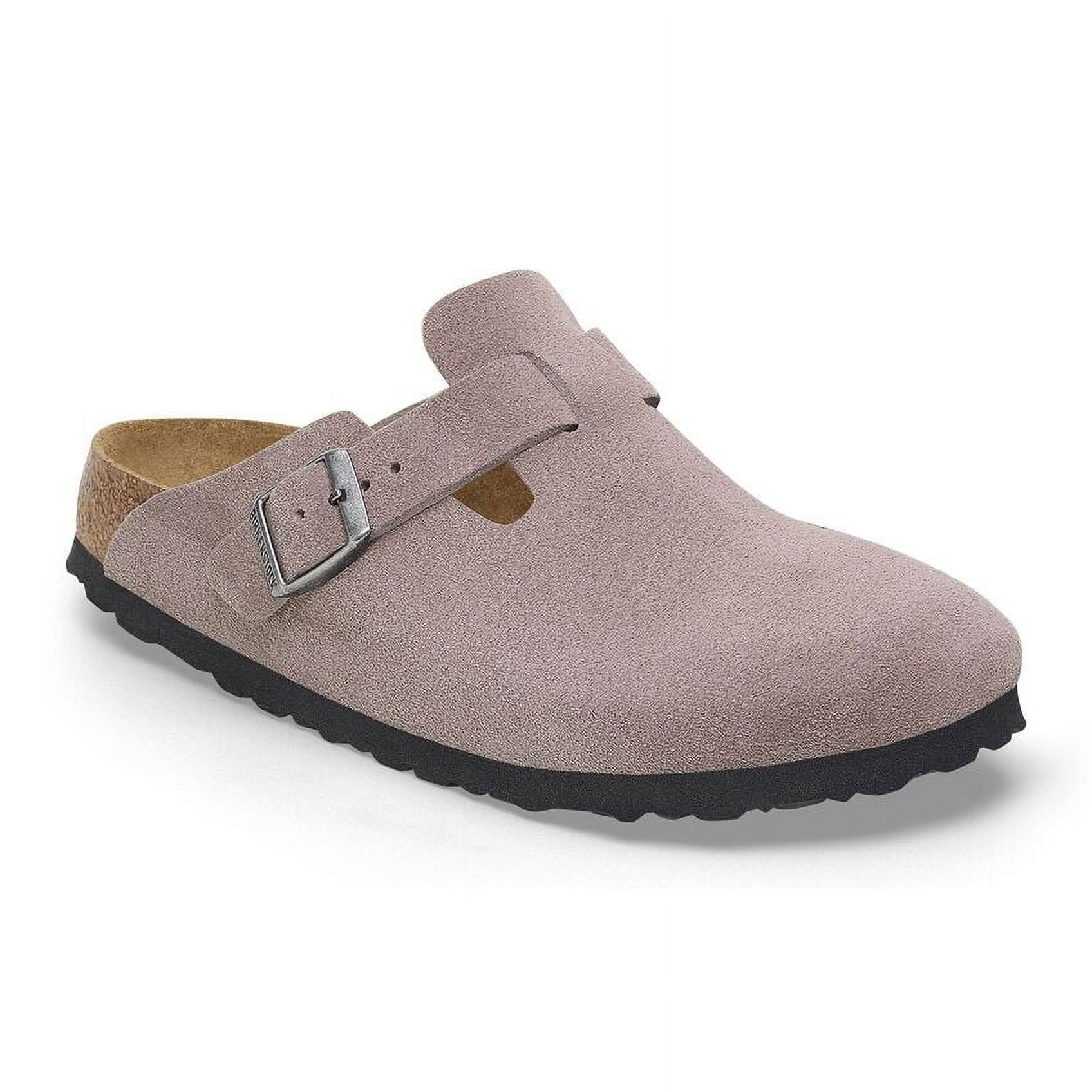 BIRKENSTOCK BOSTON SOFT FOOTBED Clogs Faded Purple - Walmart.com