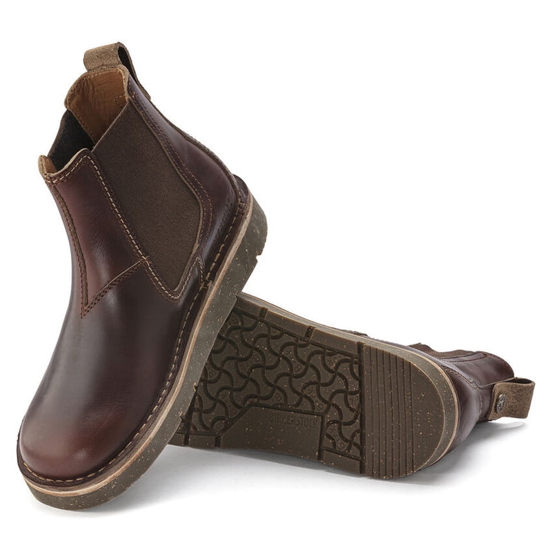 BIRKENSTOCK Birmingham Slip On - Rustic Chelsea Boot with Deep Blue ...