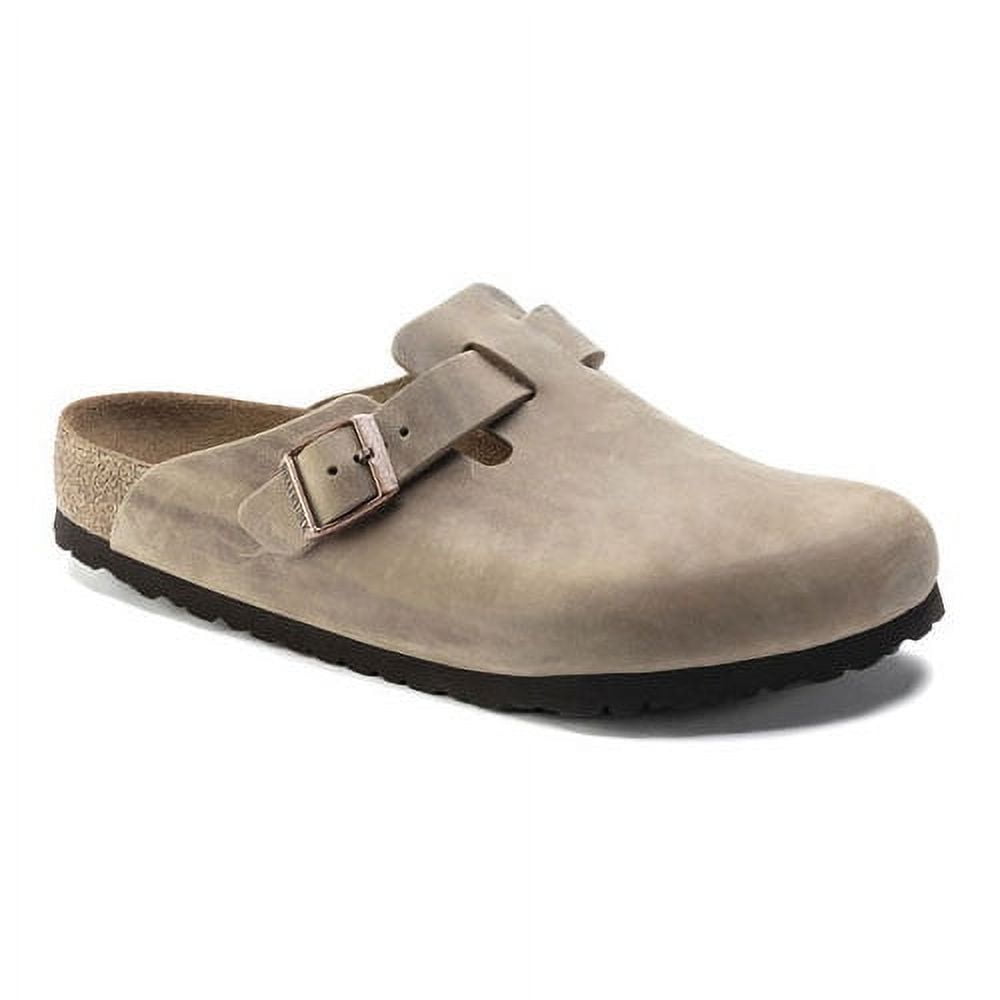 BIRKENSTOCK Boston Soft Footbed Tobacco Oiled Leather Regular Width 1018147 - Walmart.com