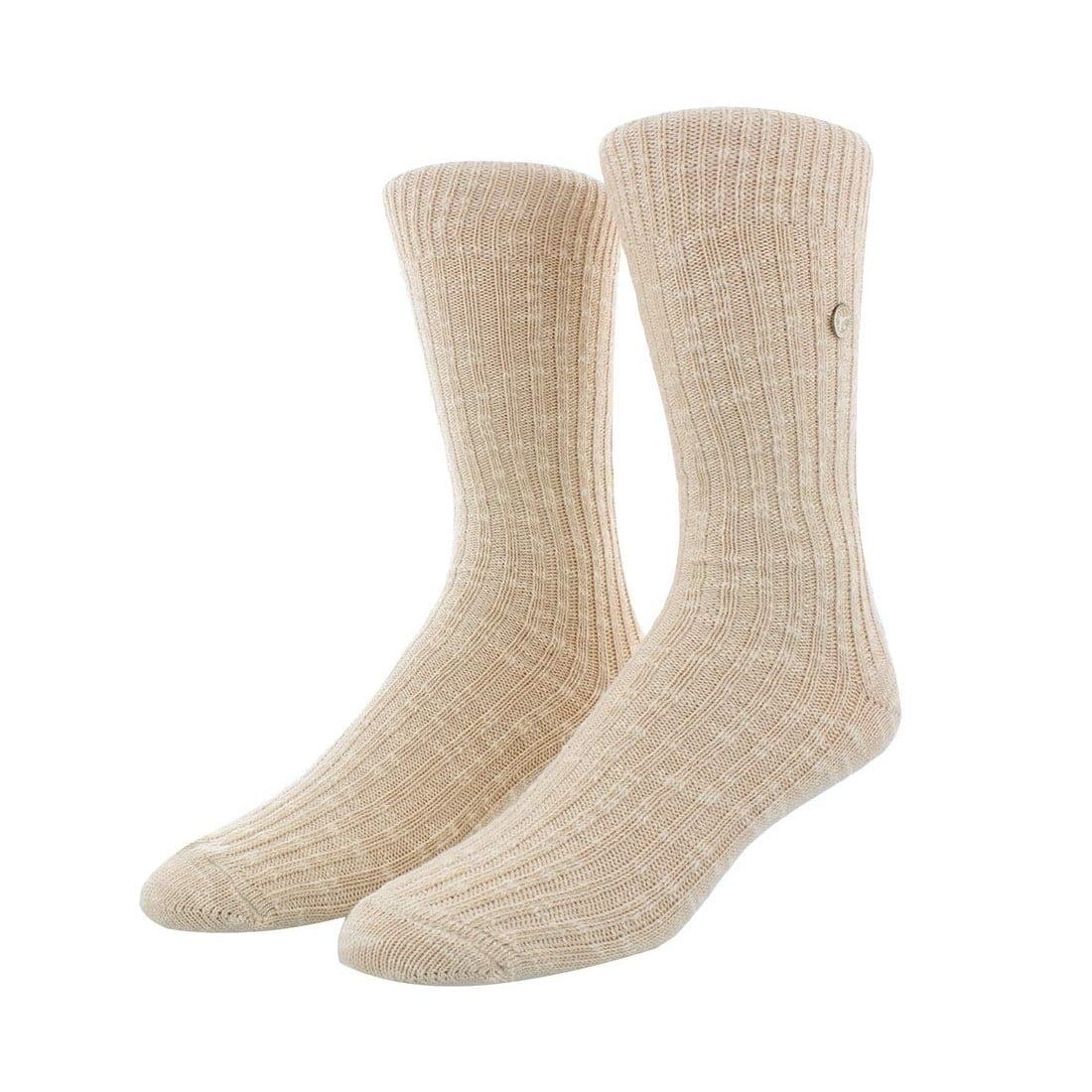 BIRKENSTOCK Men's Cotton Slub Socks Beige - 1008061 BEIGE - Walmart.com