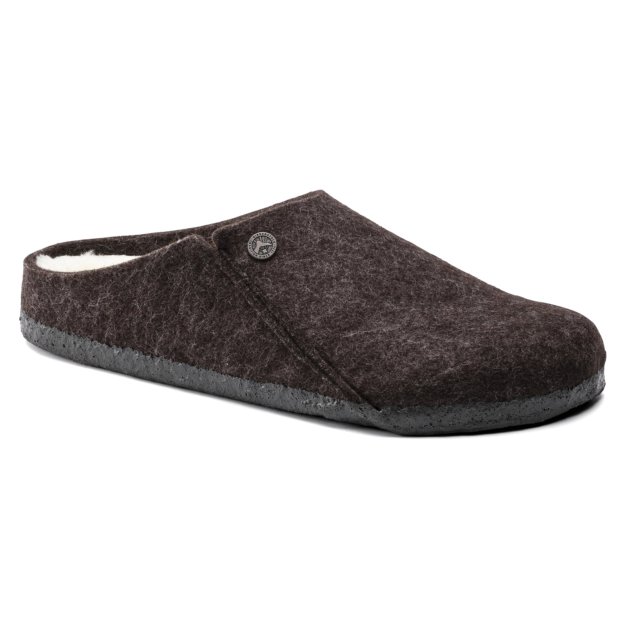 BIRKENSTOCK Zermatt Shearling Wool Felt Clogs Mocha - Walmart.com