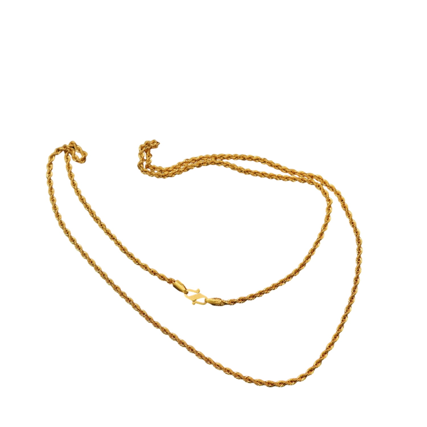 BIS 916 Seal First Class Gold 19.5inch Rolo Chain Daddy Wedding Jewelry ...