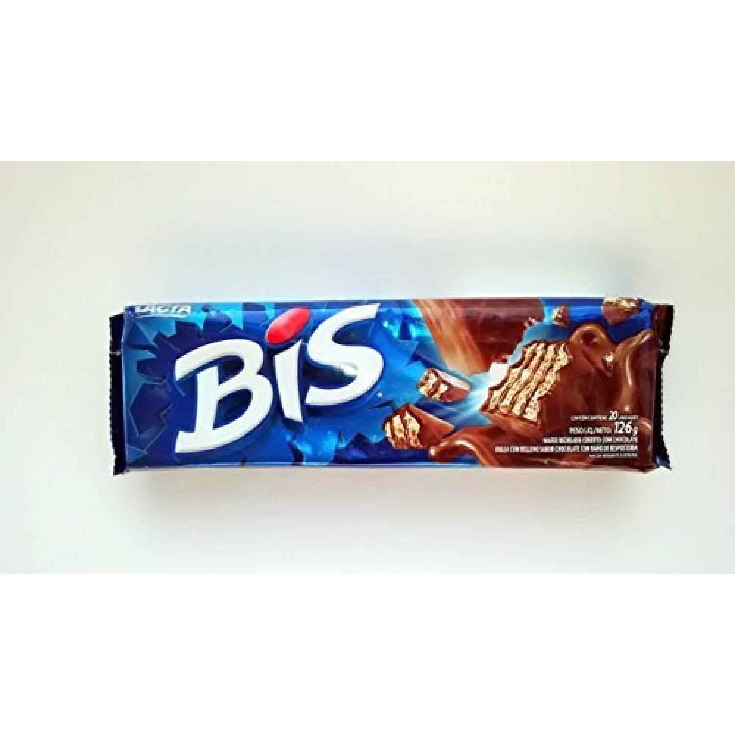 BIS Chocolate Wafer Biscuits, Wafer Rechado Coberto Com Chocolate 126g ...