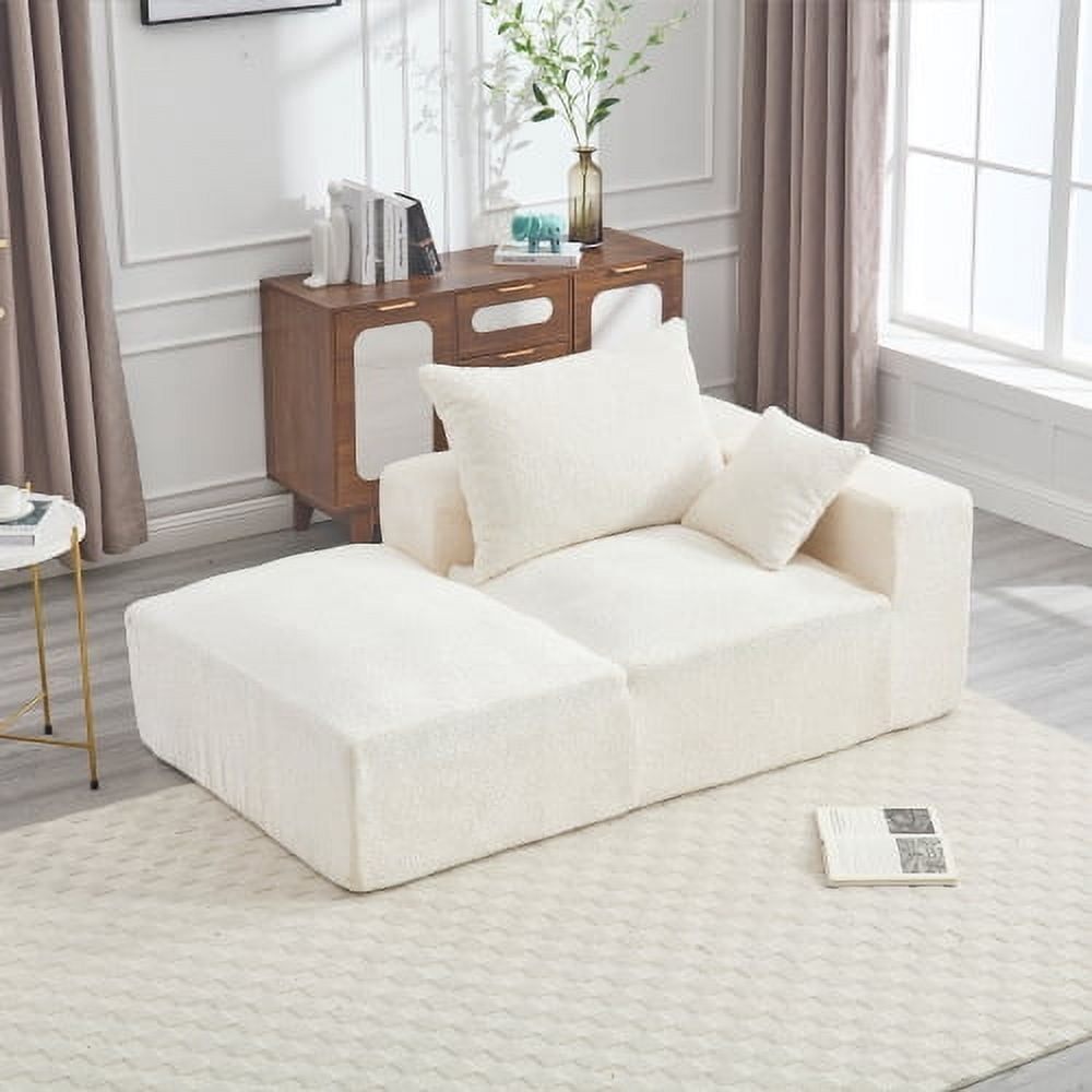 BISHE 67.72"-L Modular Sectional Sofa Couch, L-Shaped Chenille Fabric ...