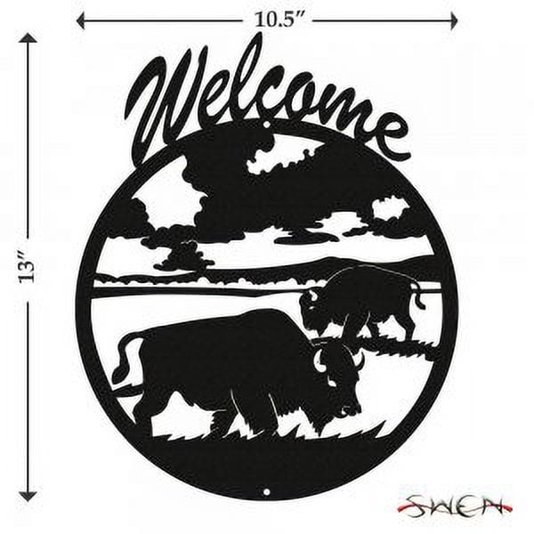BISON Welcome Sign - Walmart.com