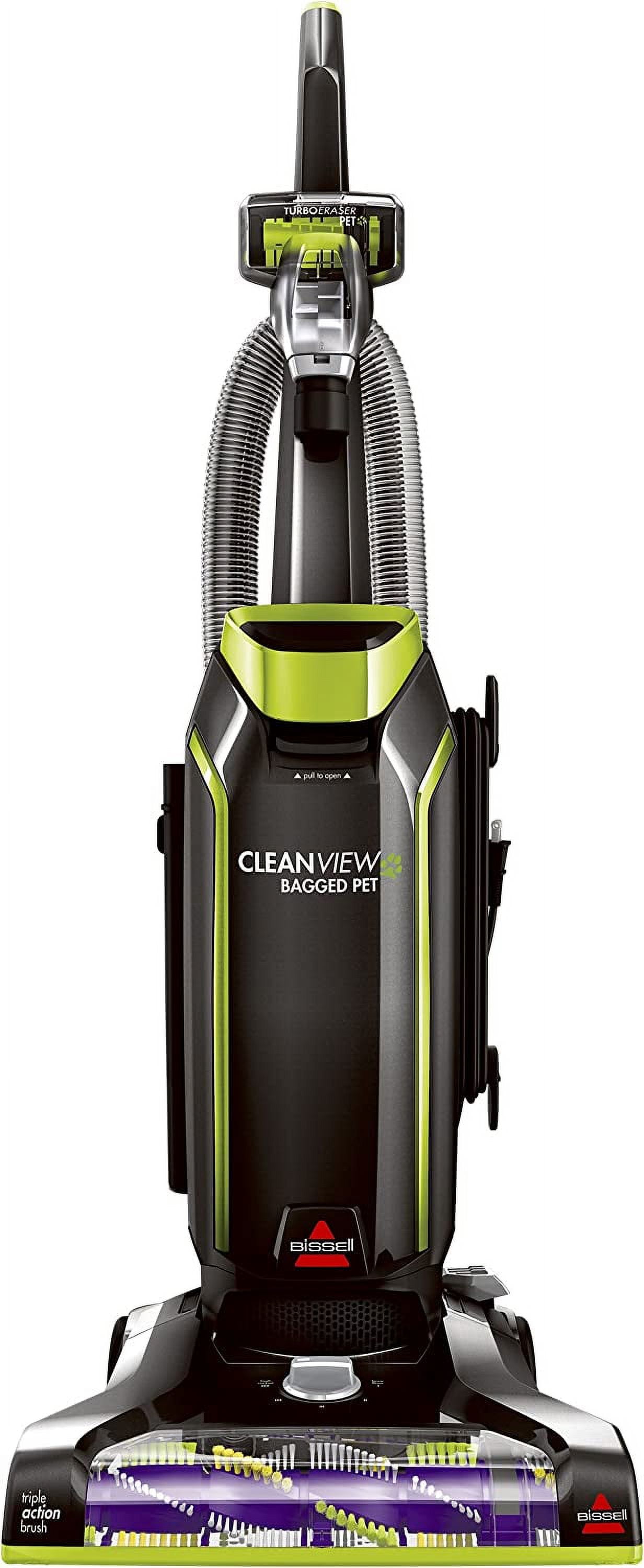 BISSELL CleanView Bagged Pet Upright Vacuum, Allergen Filtration, Odor ...