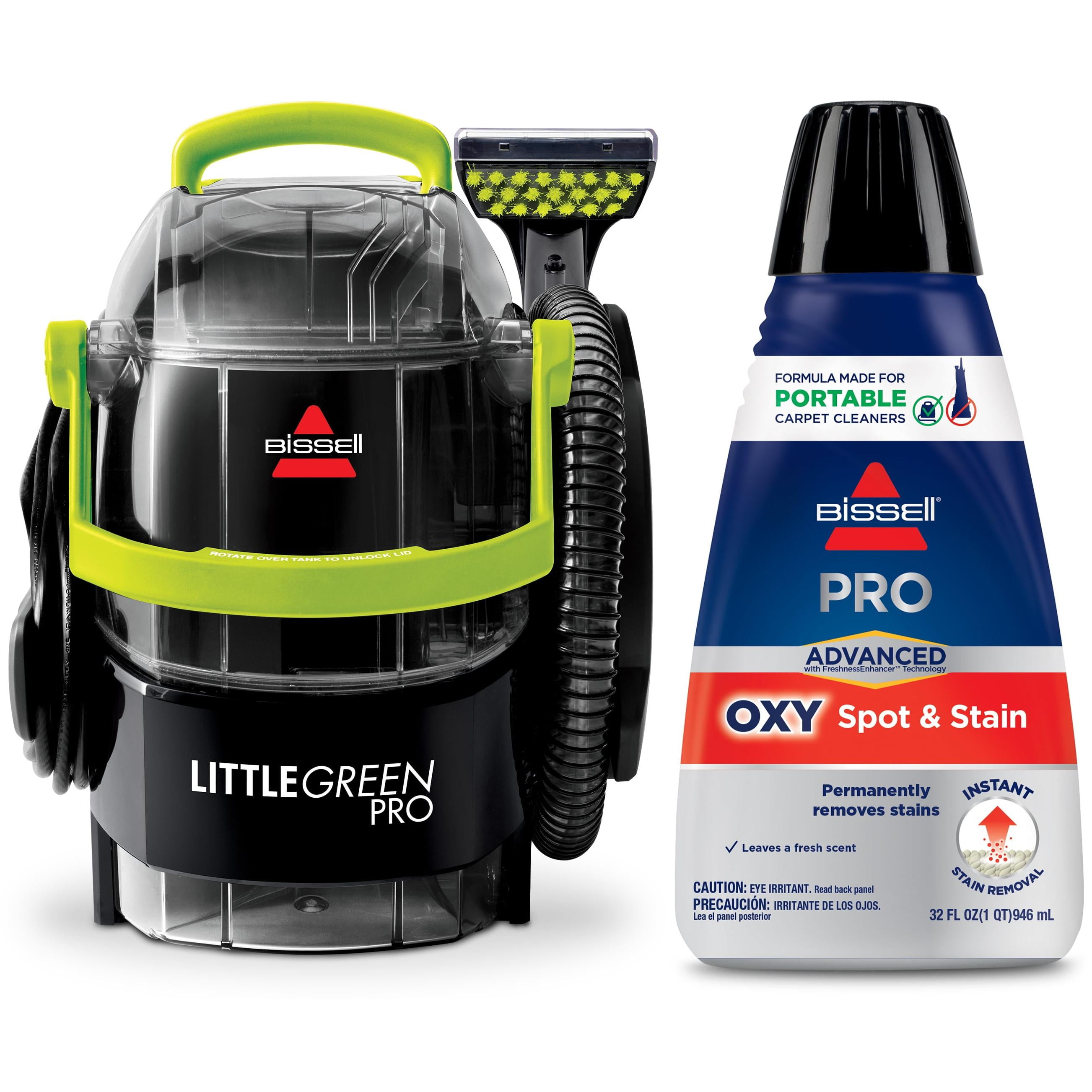 BISSELL Little Green Pro Portable Carpet Cleaner, 2505 & BISSELL ...