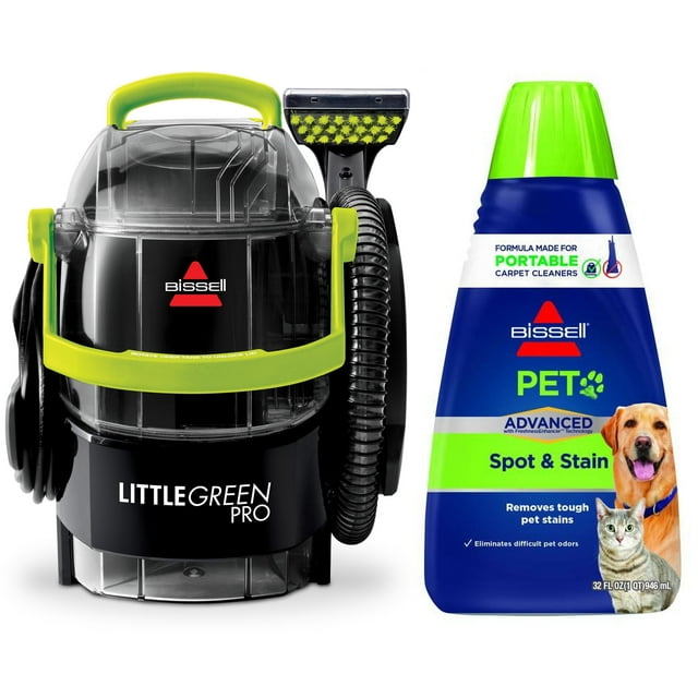 BISSELL Little Green Pro Portable Carpet Cleaner, 2505 & BISSELL Pet ...