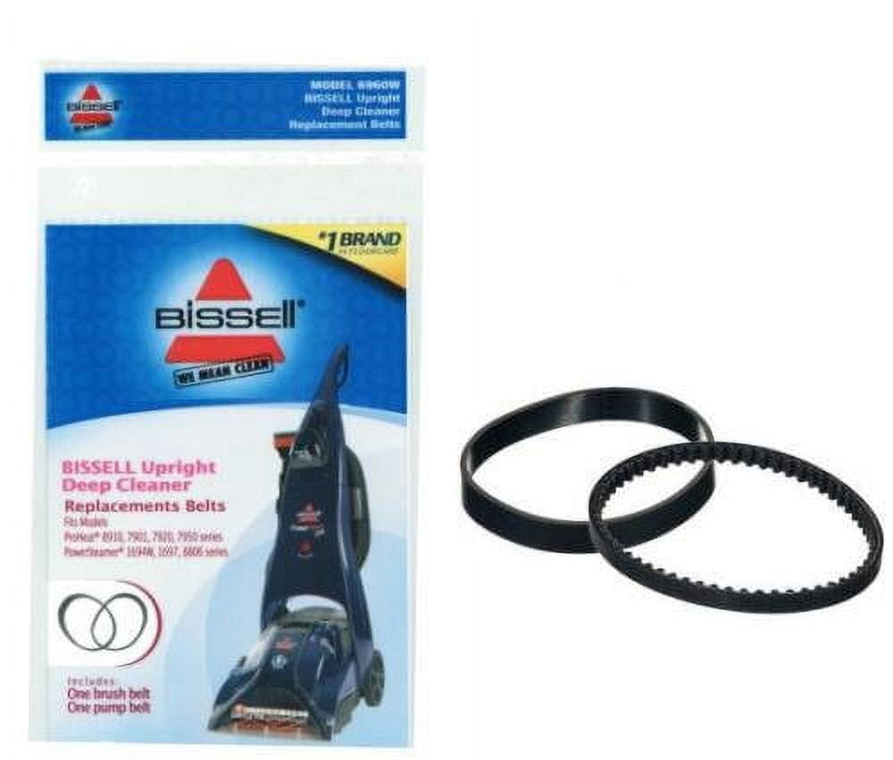 BISSELL PROHEAT Steamer Belt Set, Replacement Belt for 6960W Steam ...