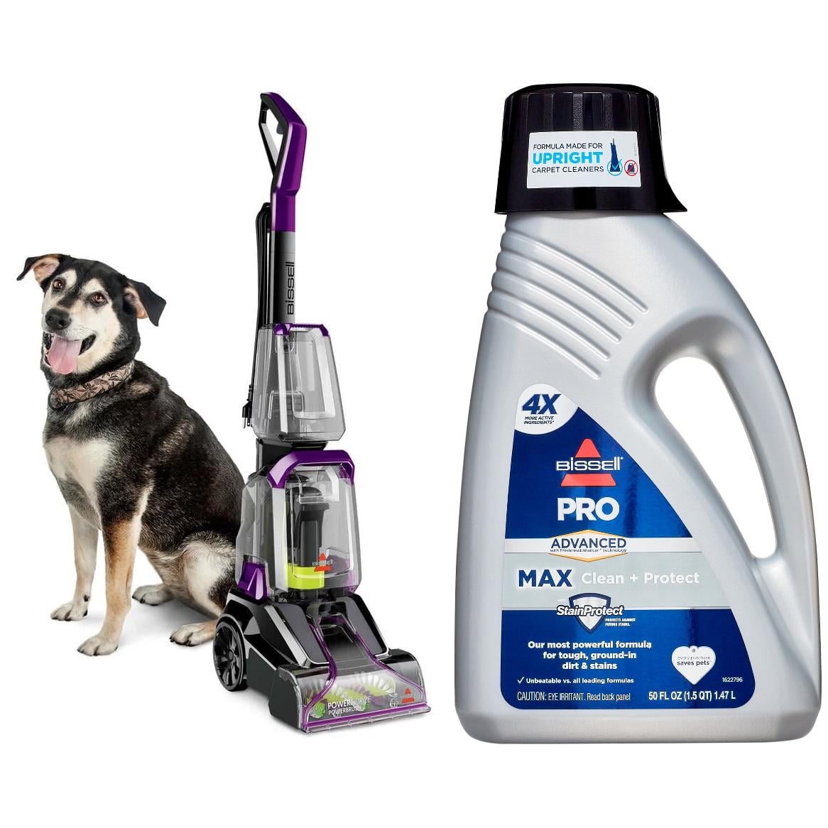 BISSELL Powerforce Powerbrush Pet Lightweight Carpet Washer, 2910 ...