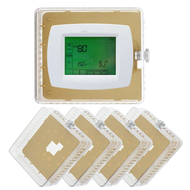 BISupply AC Thermostat Cover with Lock S 4pk - Wall AC Panel Lock Box ...