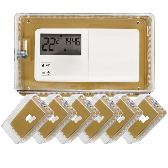 BISupply AC Thermostat Cover with Lock XL 6pk - Wall AC Panel Lock Box ...