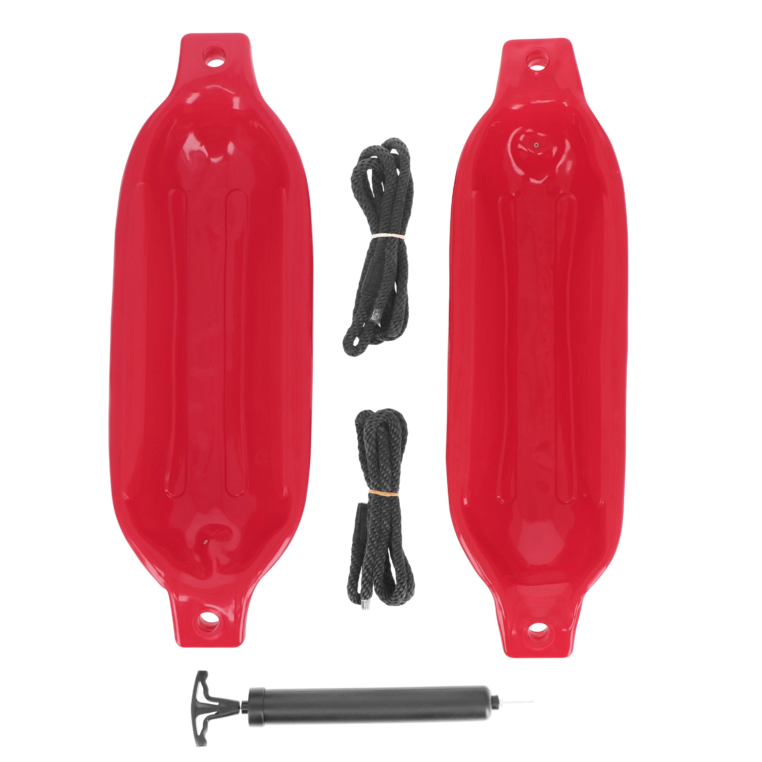 BISupply Boat Bumpers for Docking - Boat Fenders Red 2 Pack 22.8 x 7 ...